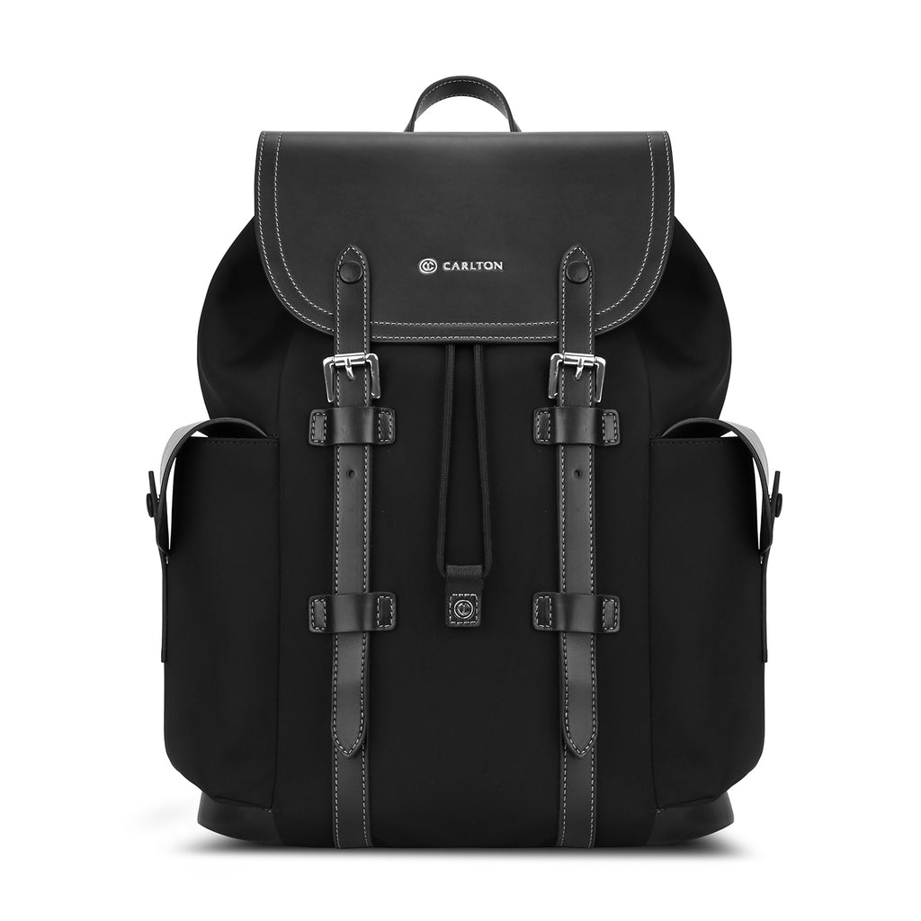 CARLTON SIGNATURE LAPTOP BACKPACK BLACK – Carlton Bags India